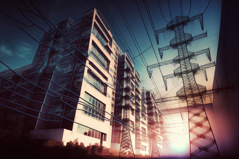 Energy Industry Double Exposure of Wires and Cables in a Circuitous ...
