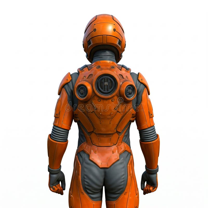 Energy-Infused Combat Suit stock illustration. Illustration of ...