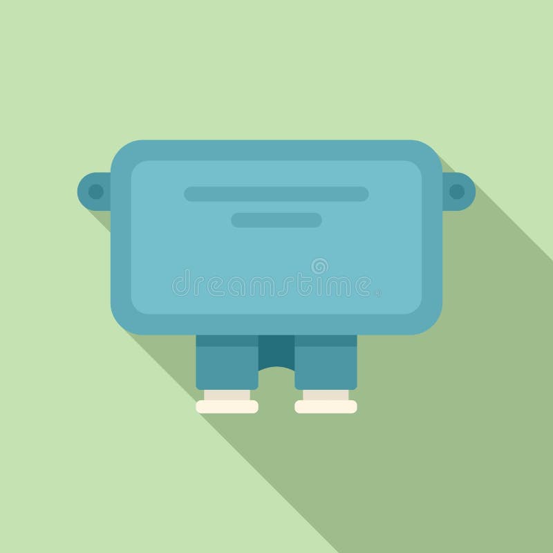 Energy Junction Box Icon Flat Vector. Electric Switch Stock Vector ...