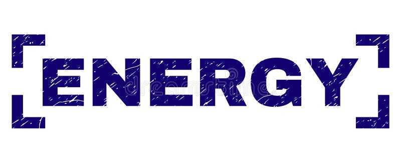 Scratched Textured ENERGY Stamp Seal between Corners Stock Vector ...