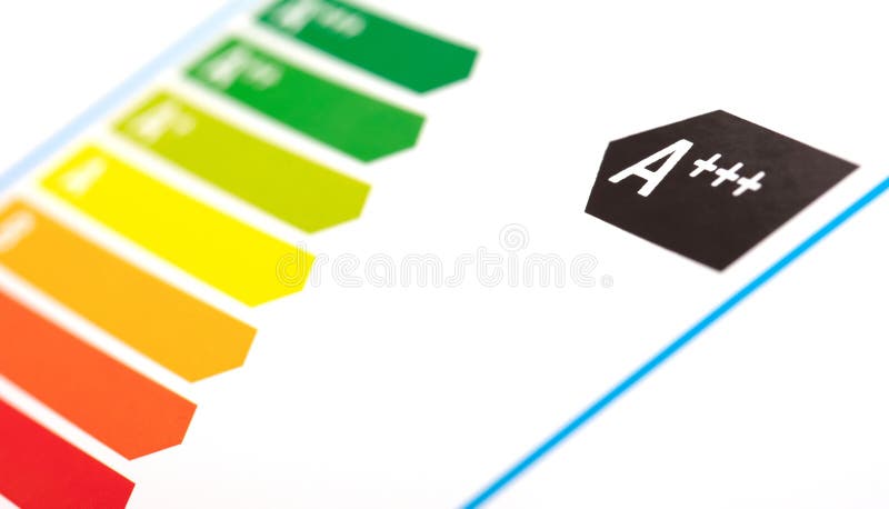 Energy label sticker stock photo. Image of design, drawing - 165646810