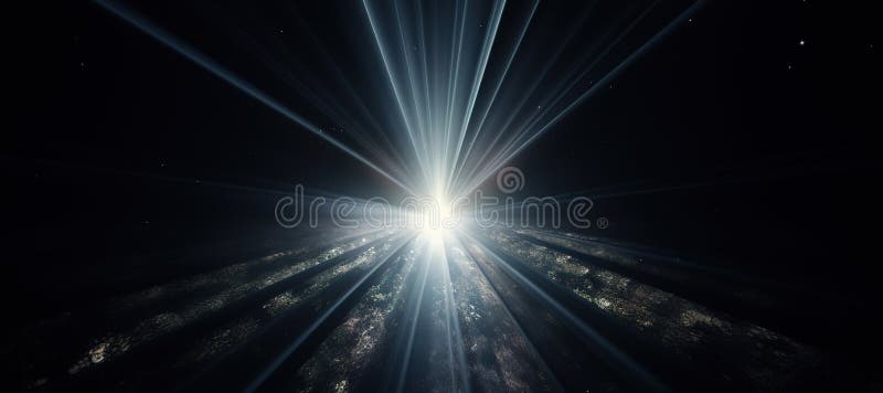 Energy Light Beam Explosion Background, Bright Stock Illustration ...
