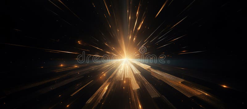 Energy Light Beam Explosion Background, Bright Stock Illustration ...