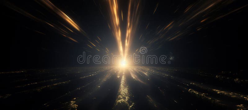 Energy Light Beam Explosion Background, Bright Stock Illustration ...
