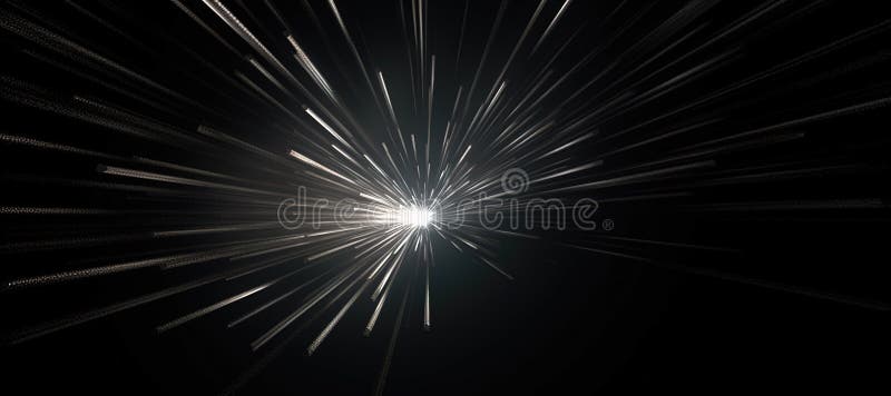 Energy Light Beam Explosion Background, Bright Stock Illustration ...