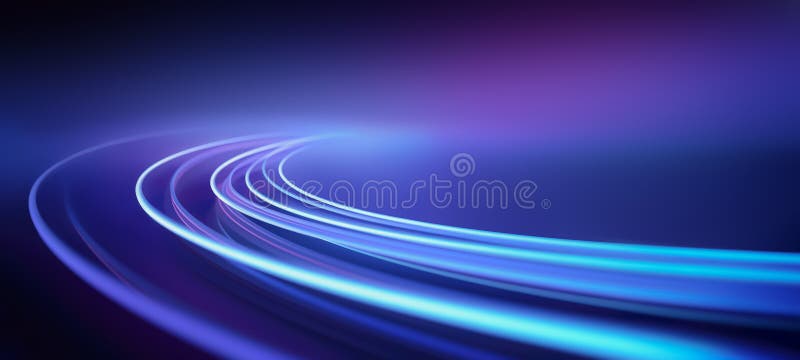 Energy Light Lines Flow stock illustration. Illustration of curve ...