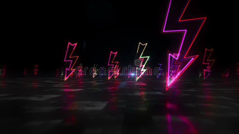 Energy Symbol Abstract Loopable Animation Stock Footage - Video of ...