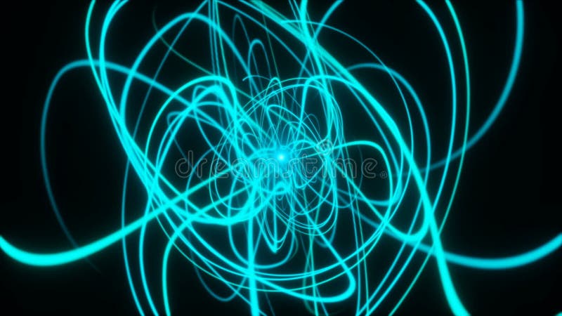 Energy Lines Motion Graphics with Green Screen Background Stock Footage ...