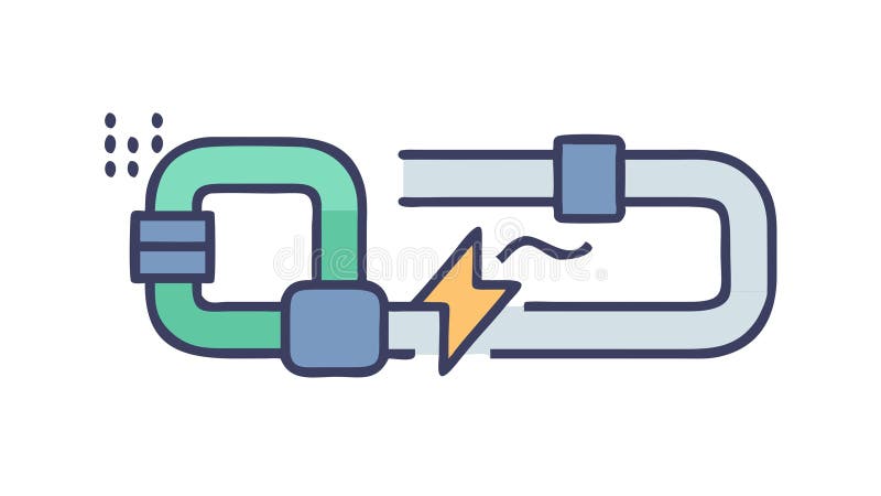 Energy Loop Circuit Symbol Icon Vector, Vector Design Generative AI ...