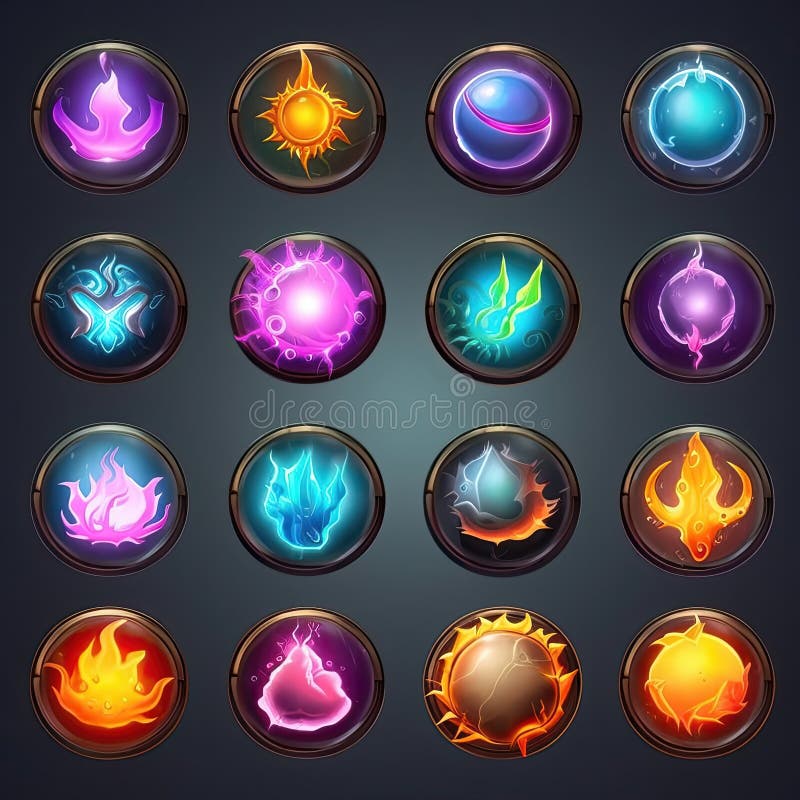 Energy Magic Sphere Game Ai Generated Stock Illustration - Illustration of light, realistic ...