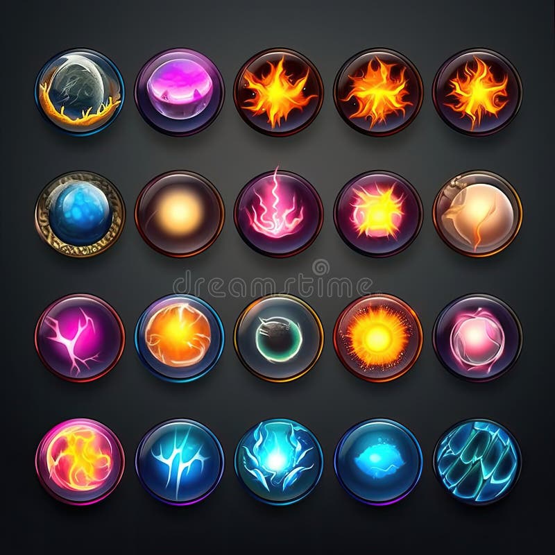 Glass Magic Sphere Game Ai Generated Stock Photo - Image of electricity ...