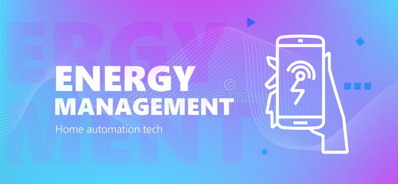 Energy Management System Emblem Stock Vector - Illustration of ...