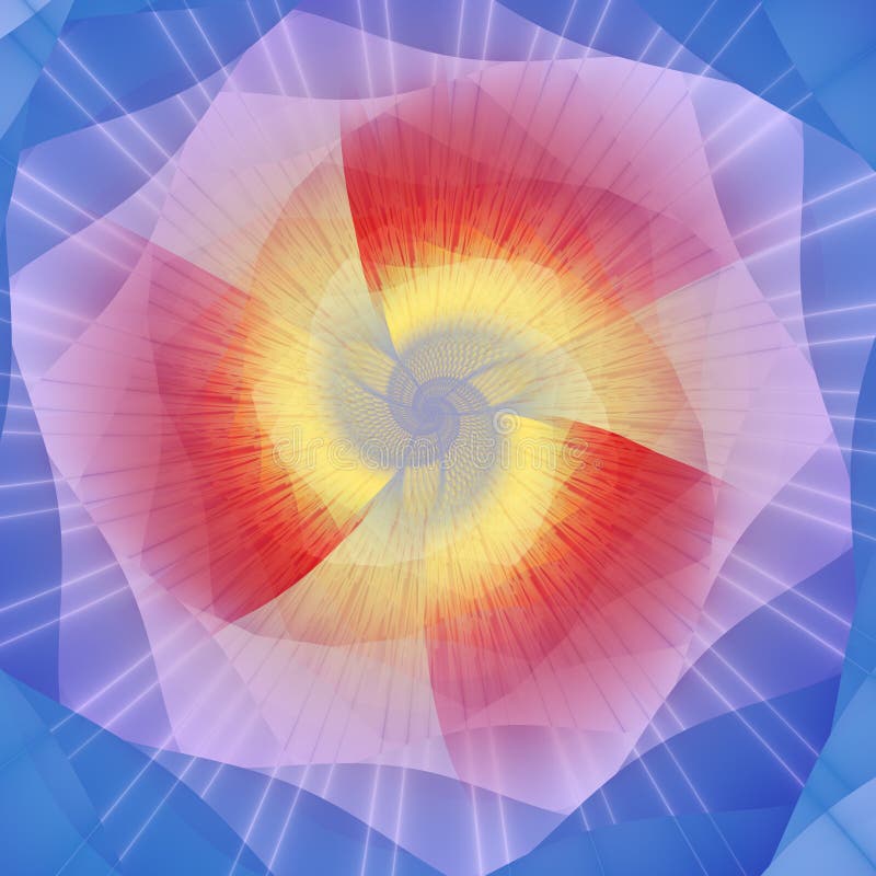 Energy Matrix - Fractal Image Stock Illustration - Illustration of ...