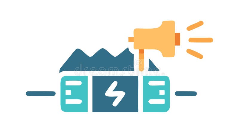 Energy Meter Power Grid Management Icon, Vector Design Generative AI ...