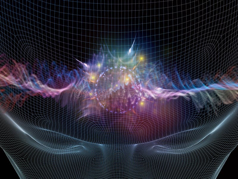 Energy of the Mind stock illustration. Illustration of human - 174165694