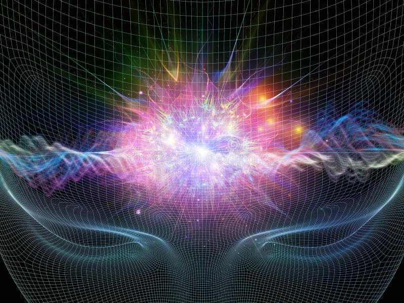 Energy of the Mind stock illustration. Illustration of motion - 185842370