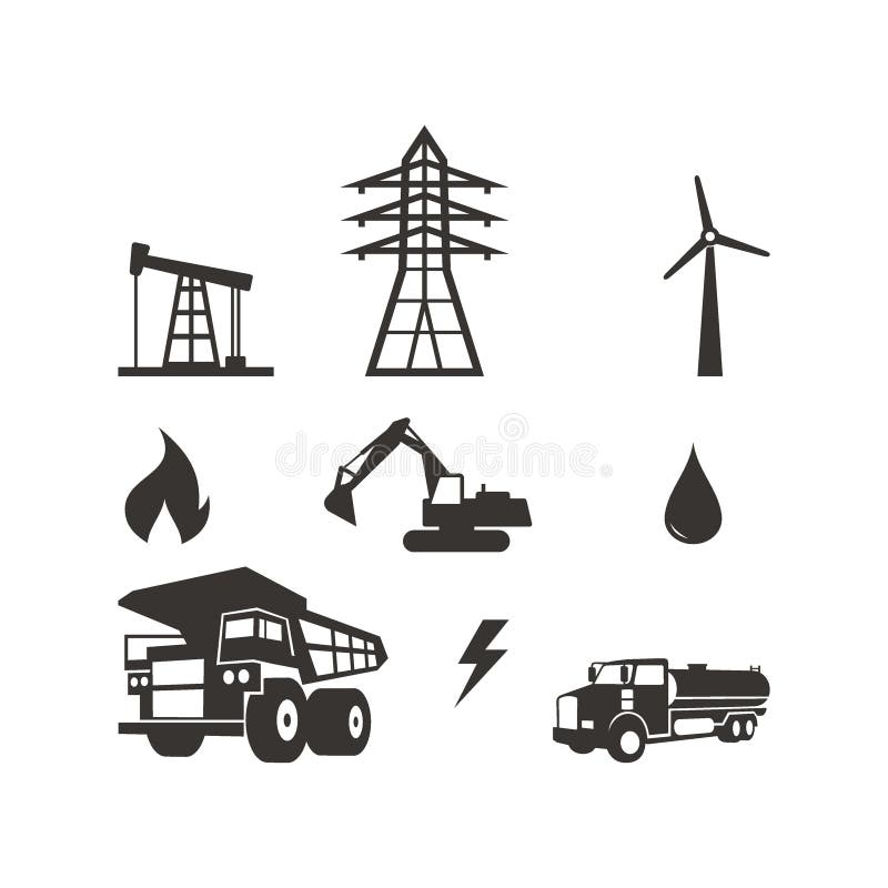 Energy mining stock illustration. Illustration of ecofriendly - 216377375