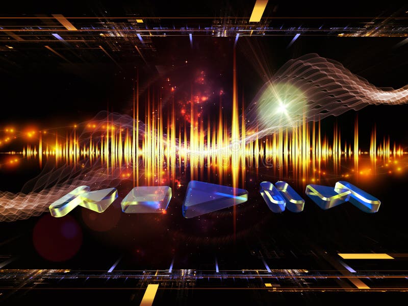 Energy of music stock illustration. Illustration of black - 25921781