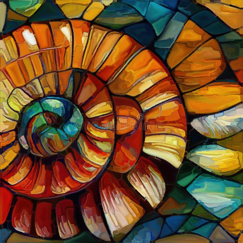 Energy of Nautilus stock illustration. Illustration of swirl - 271765779