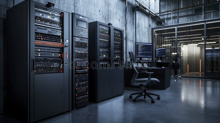 Energy Optimization Solutions Data Center Digital Infrastructure Modern Environment Wide Angle ...