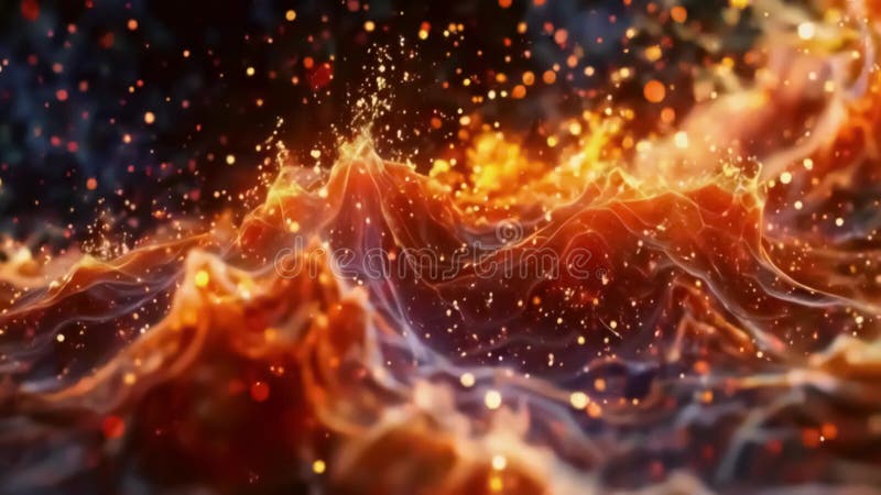 Energy and Particles Emanating from the Cosmos Stock Video - Video of ...