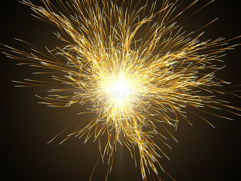 Energy Particles and Light Beam Stock Illustration - Illustration of ...