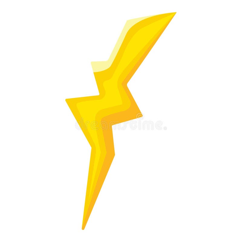 Energy Power Bolt Icon Cartoon Vector. Voltage Speed Fuel Stock Vector ...