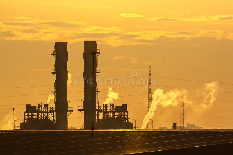 Energy power plant stock image. Image of twilight, metal - 56514483