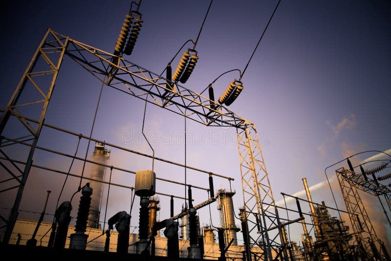 Energy power plant stock photo. Image of high, energy - 37084134