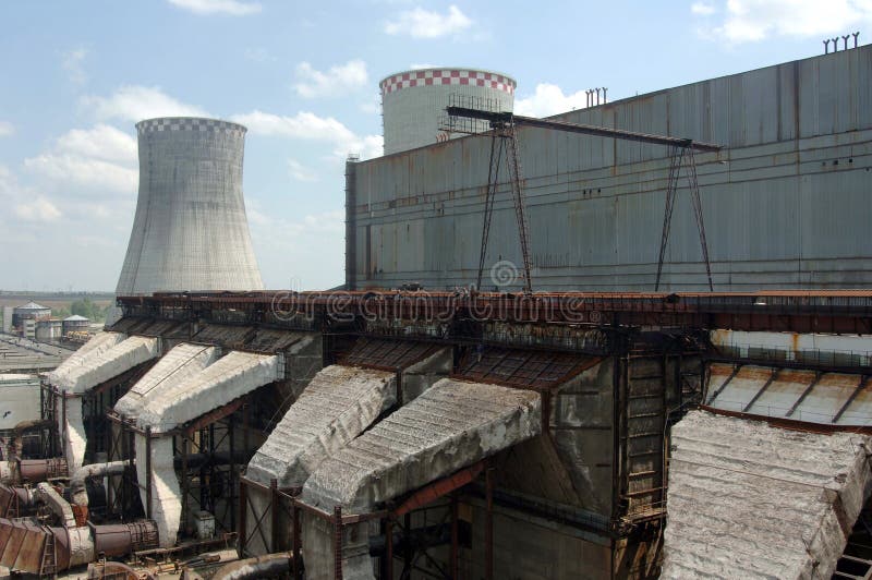 Energy producing station stock photo. Image of cloud - 16937904