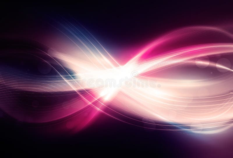 Energy Pulsing Flows Vector Illustration Stock Vector - Illustration of ...