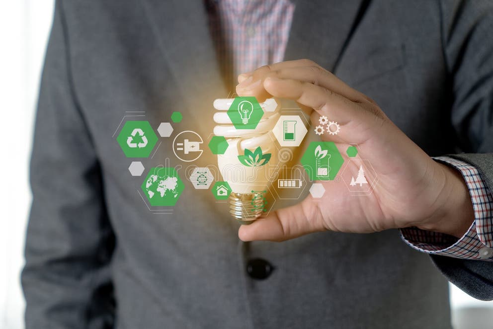 Energy Rating Chart Eco Man Energy Efficiency Scale Image Stock Image ...