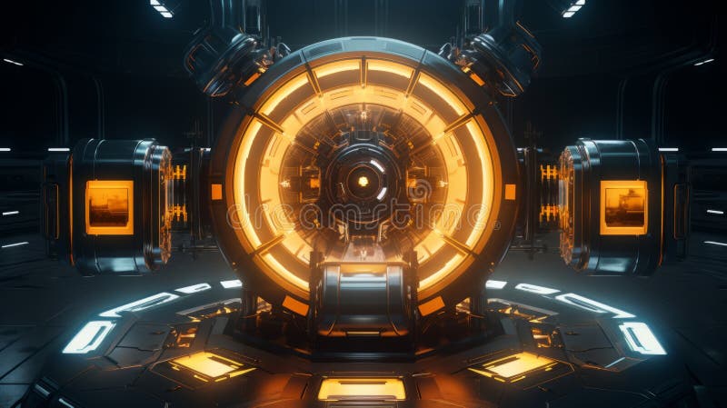 Energy Reactor Core: a Colossal Energy Reactor Core Powering a Space ...