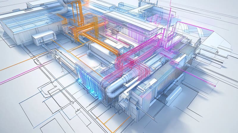Energy Recovery System Schematic with Arrows. Stock Image - Image of ...