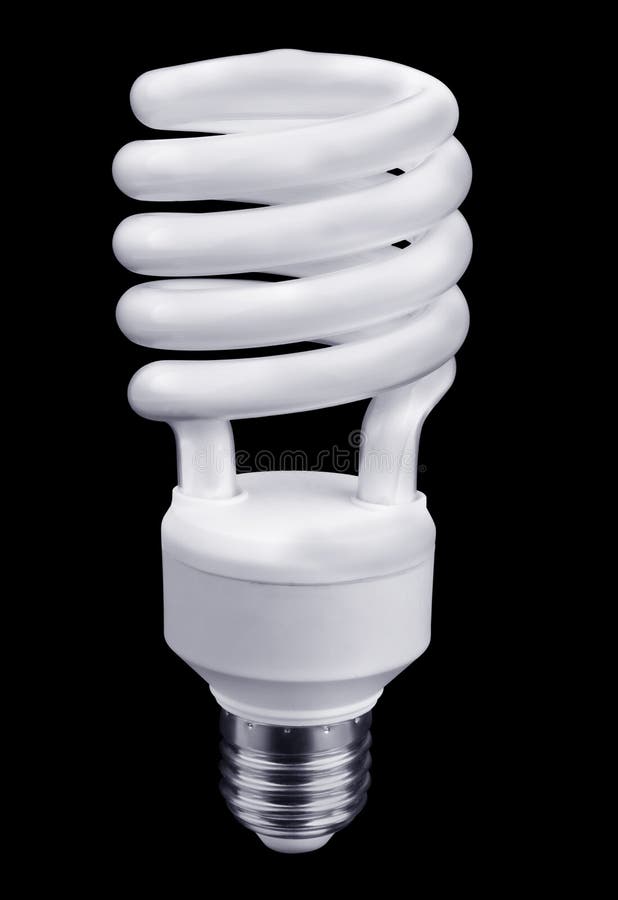 Energy Saving Light Bulbs Cons Stock Photo - Image of electric, fitting ...