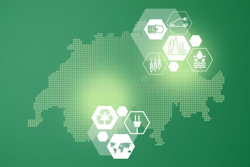 Energy Saving Concept. Energy Innovation with Future Industry of Power ...