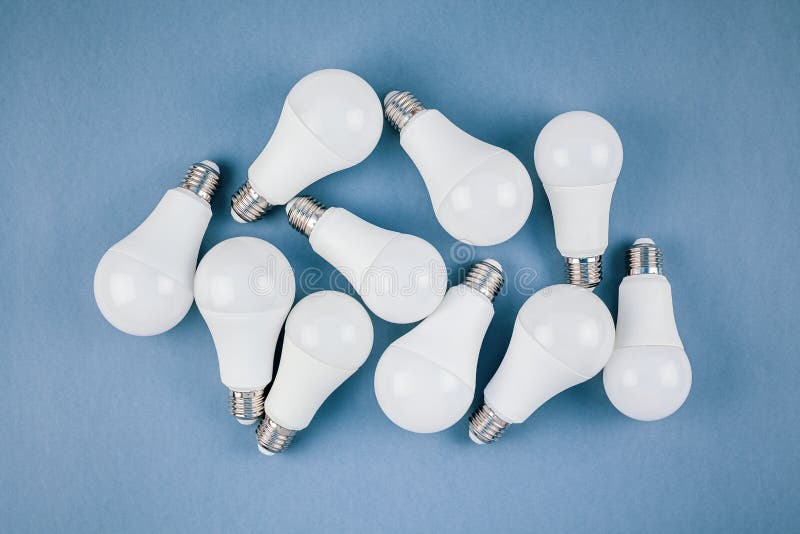 Energy Saving and Eco Friendly LED Light Bulbs Stock Photo - Image of ...