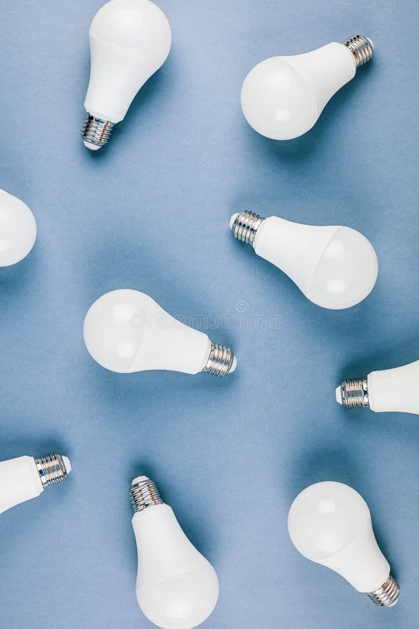 Energy Saving And Eco Friendly LED Light Bulbs Stock Image - Image of ...