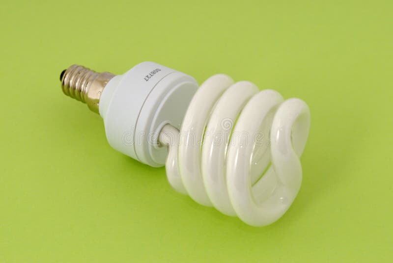 Energy saving lamp stock image. Image of bulb, metallic - 14212111