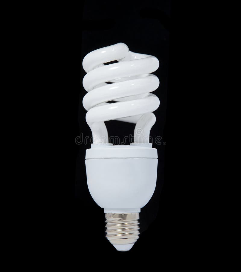 Energy Saving Lamp Turned Off Stock Photo - Image of energy, light ...