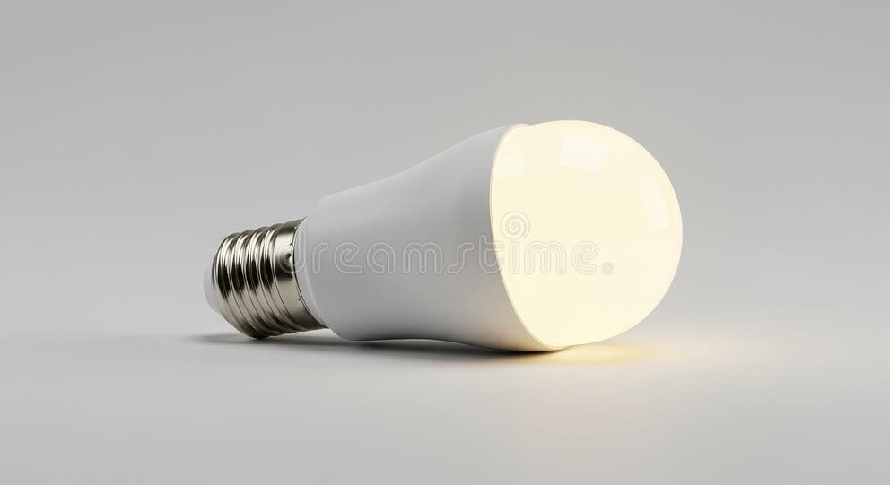 Energy Saving LED Bulb White Light a Bright Energyefficient LED Bulb ...