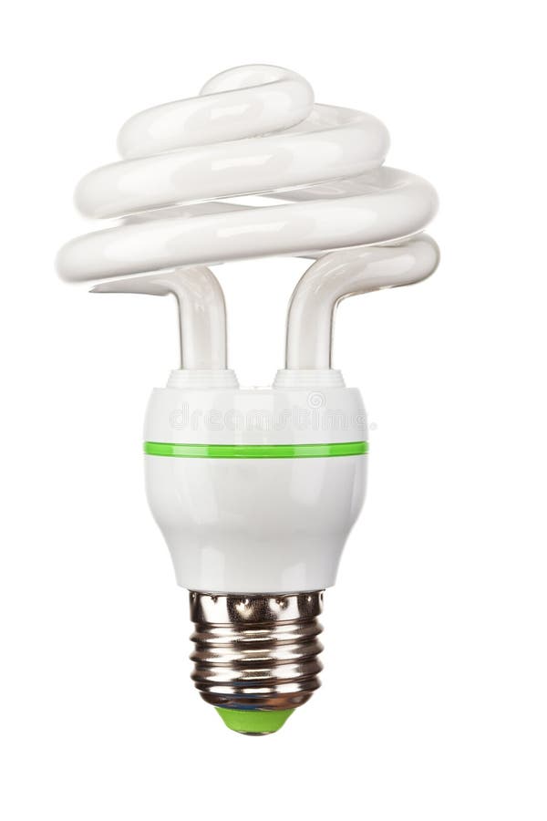 Glowing Energy Saving Light Bulb Stock Image - Image of bulb, friendly ...