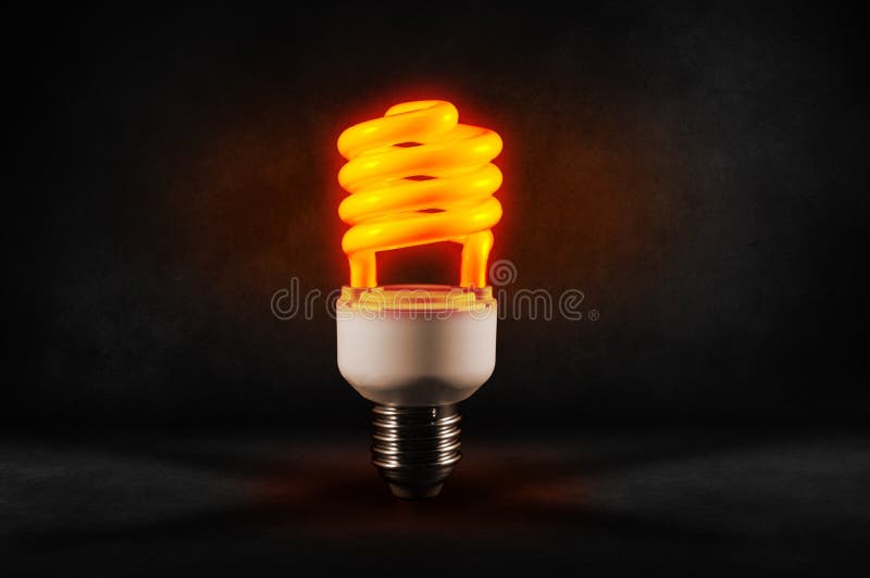Energy saving light bulb stock photo. Image of incandescent - 84969406