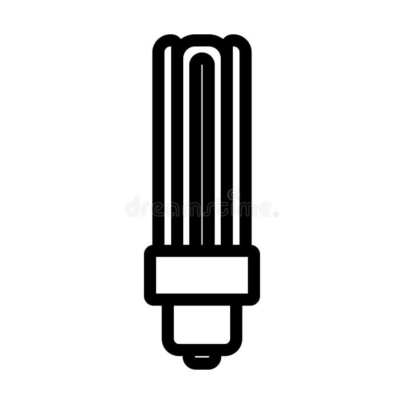 Energy Saving Light Bulb Icon Stock Vector - Illustration of bright ...