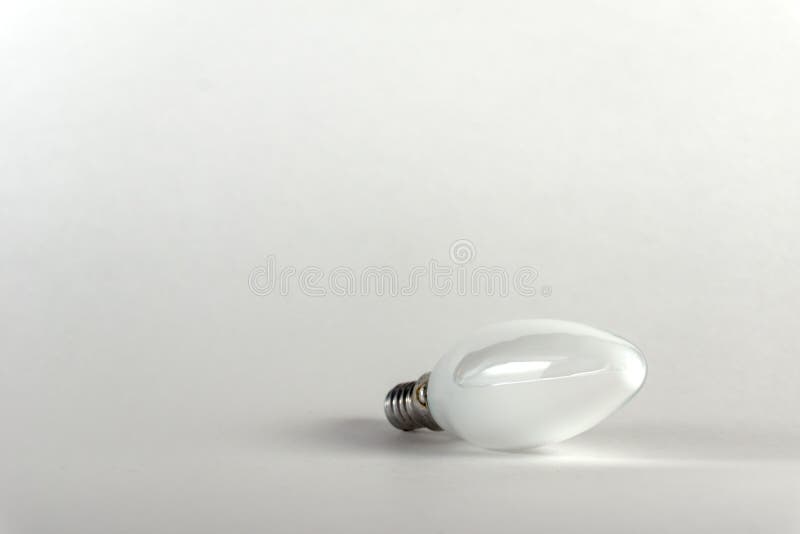Energy Saving Light Bulb. Modern Lighting Method. Stock Image - Image ...
