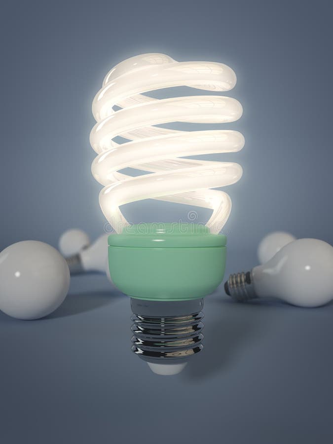 Energy-Saving Light stock photo. Image of electricity - 57324102
