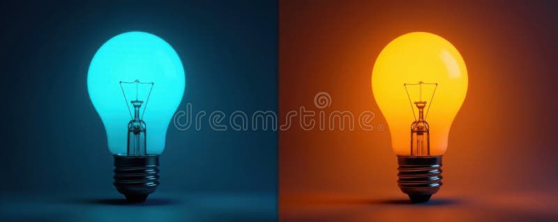 Energy-saving and Normal Light Bulbs in Direct Comparison, Electricity ...