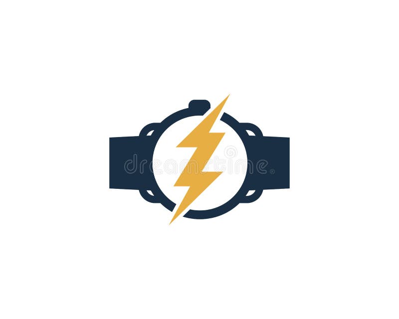 Energy Smart Watch Logo Icon Design Stock Vector - Illustration of ...