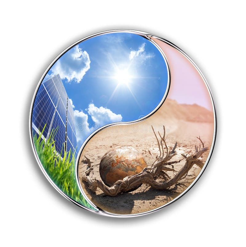 Energy Solar Can Save Our Planet Stock Image - Image of ecological ...
