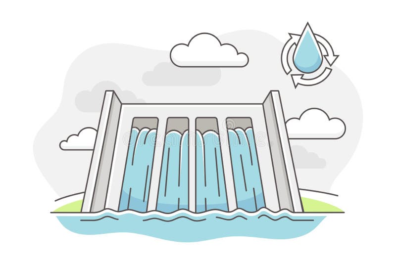 Energy Source with Hydropower and Dam for Stopping Flow of Surface ...
